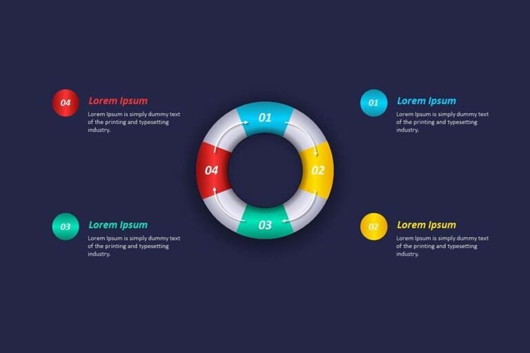 Process Infographic Template Free PowerPoint - Slide Design