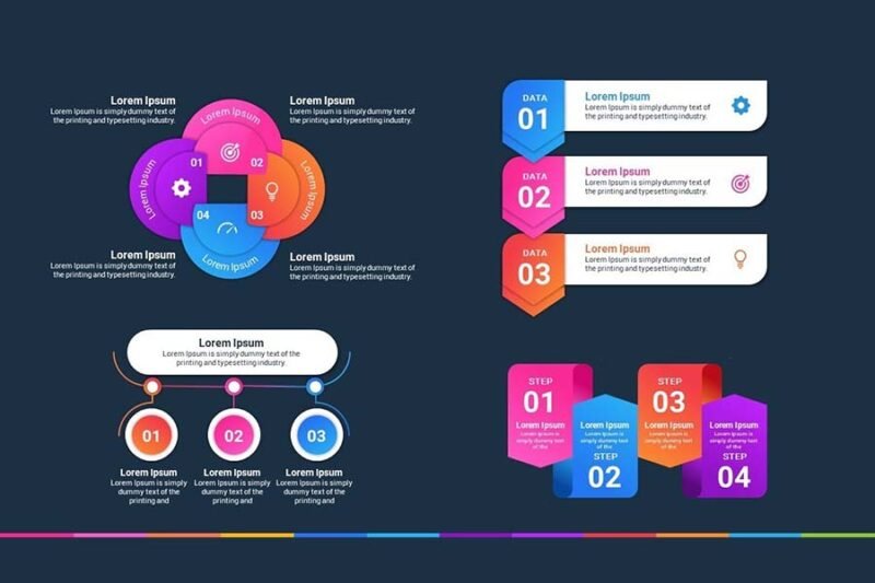 How To Make Flat Infographic Elements in Powerpoint – Slide Design